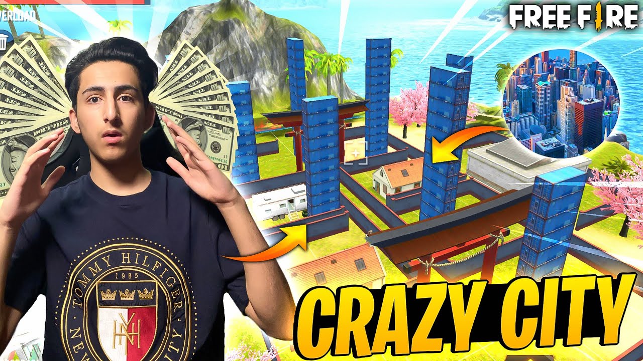 Crazy City Map In Free Fire Clash Squad Slap Challenge With RwT ...