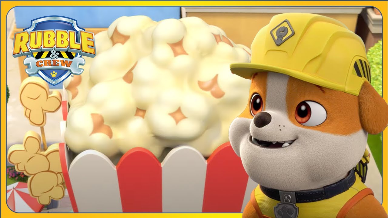 Popcorn or Pupcorn? | Rubble and Crew | Cartoons for Kids - YouTube