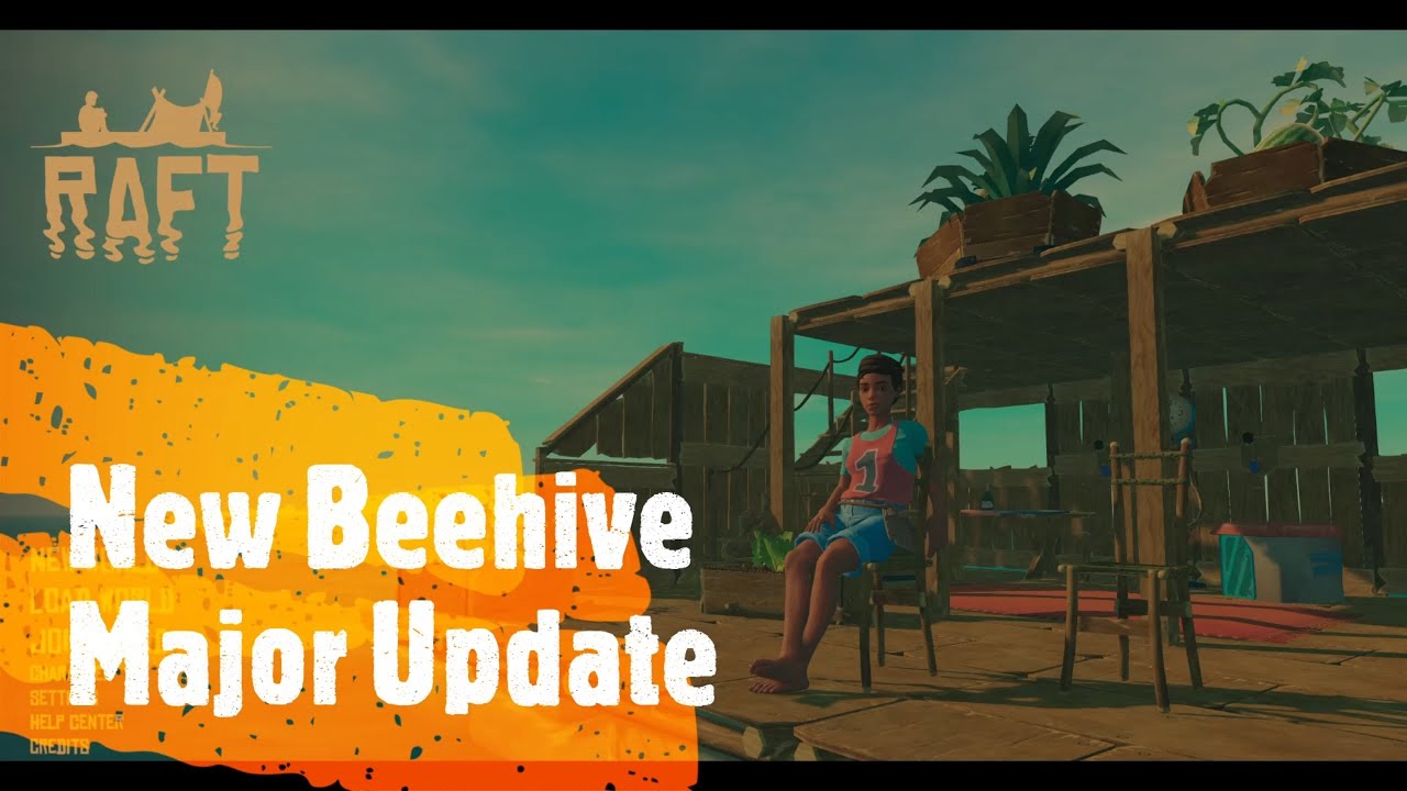 Raft - Let's Play Gameplay - The New Beehive Update - Sweep Net & More ...