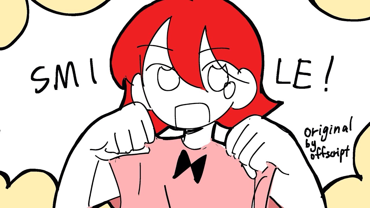 Smile trend animation ! | ( original by @offscrambledegg) | (+ process ...