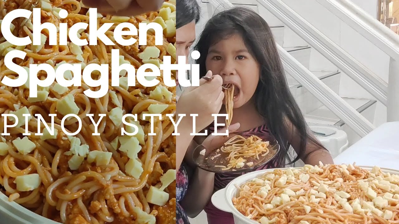 Cooking Spaghetti for Snack I Easy Way to Cook Chicken Spaghetti - YouTube