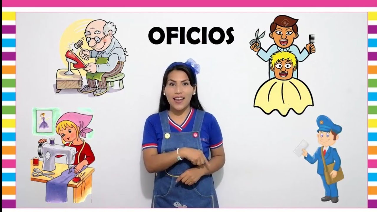 LOS OFICIOS PARA NIÑOS DE INICIAL - CLASES VIRTUALES - YouTube