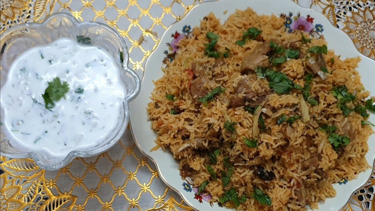 Mutton Tahari Recipe | How To Make Mutton Tahari | Fatima Mehvish ...