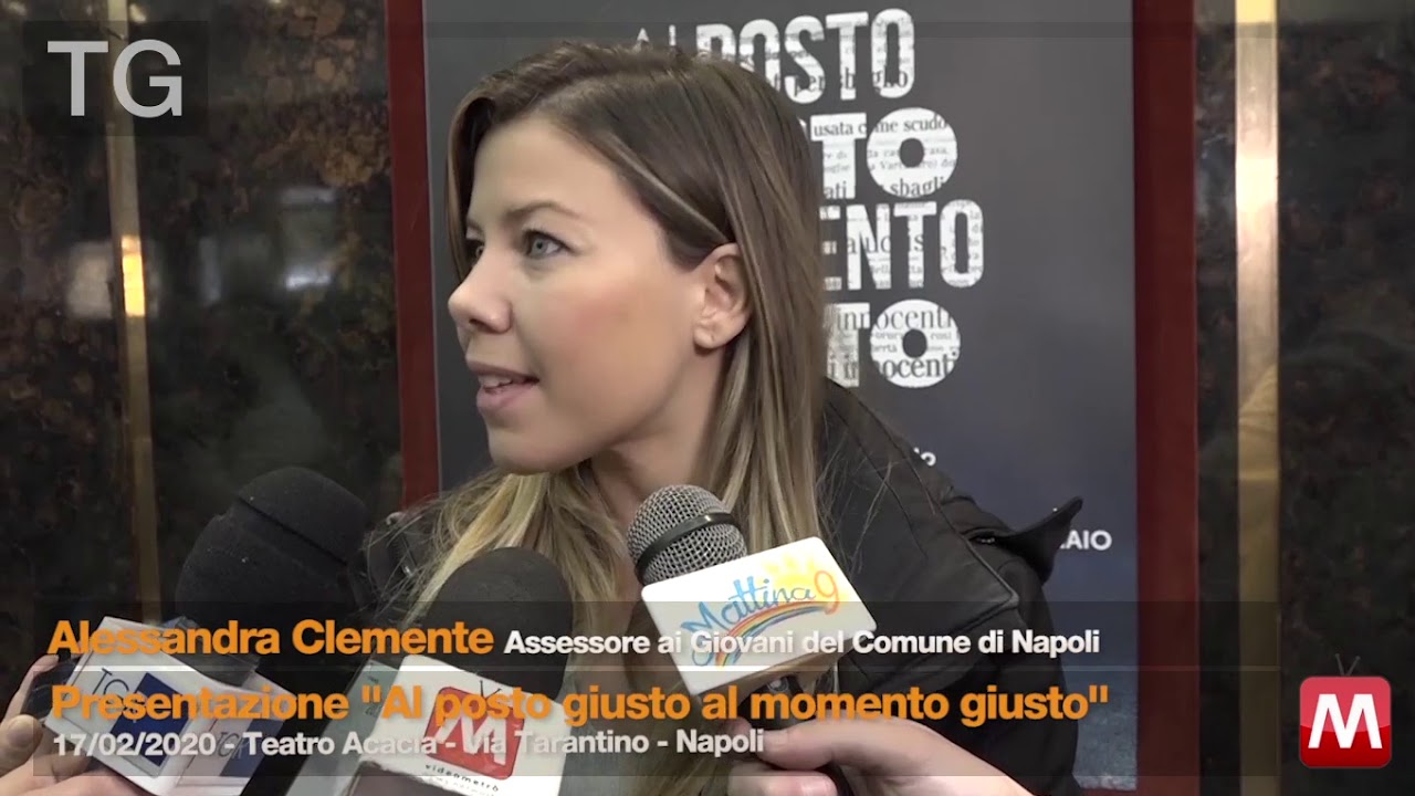 TG 17/02/2020 - Alessandra Clemente - YouTube