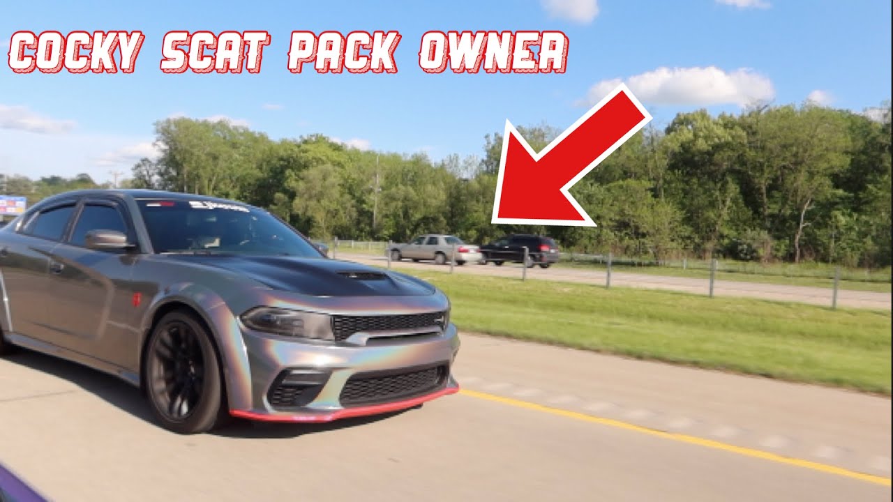 WIDEBODY SCAT PACK CALLED ME OUT TO RACE *THIS HAPPENED* - YouTube