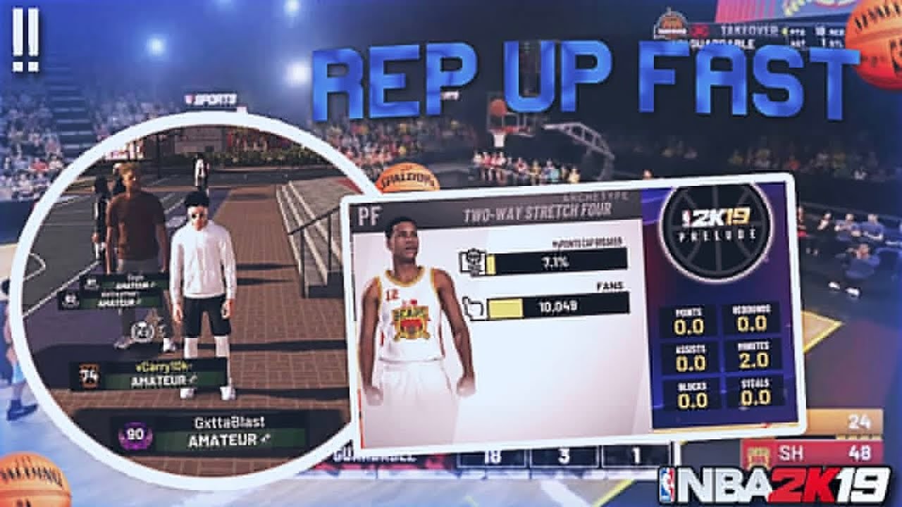 🤩NBA 2K19 Fastest Way To Get Rep😎How To Get A lot Of MyCareer Mypoints🔥 ...