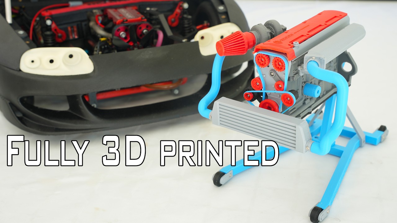 Fully 3d printed 2JZ engine and update on skyline 4 cylinder engine ...