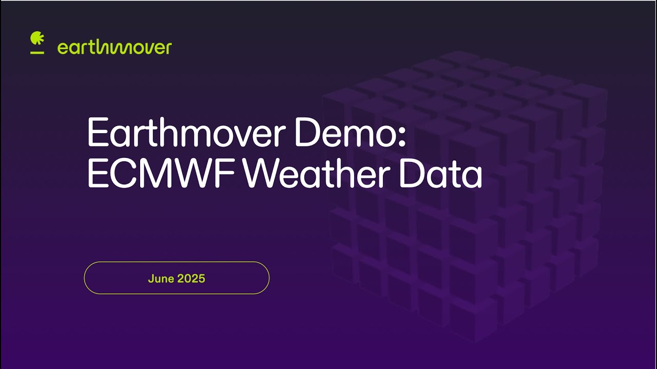Demo: Ingesting, Querying, and Visualizing ECMWF Weather Forecasts with the Earthmover Platform ...