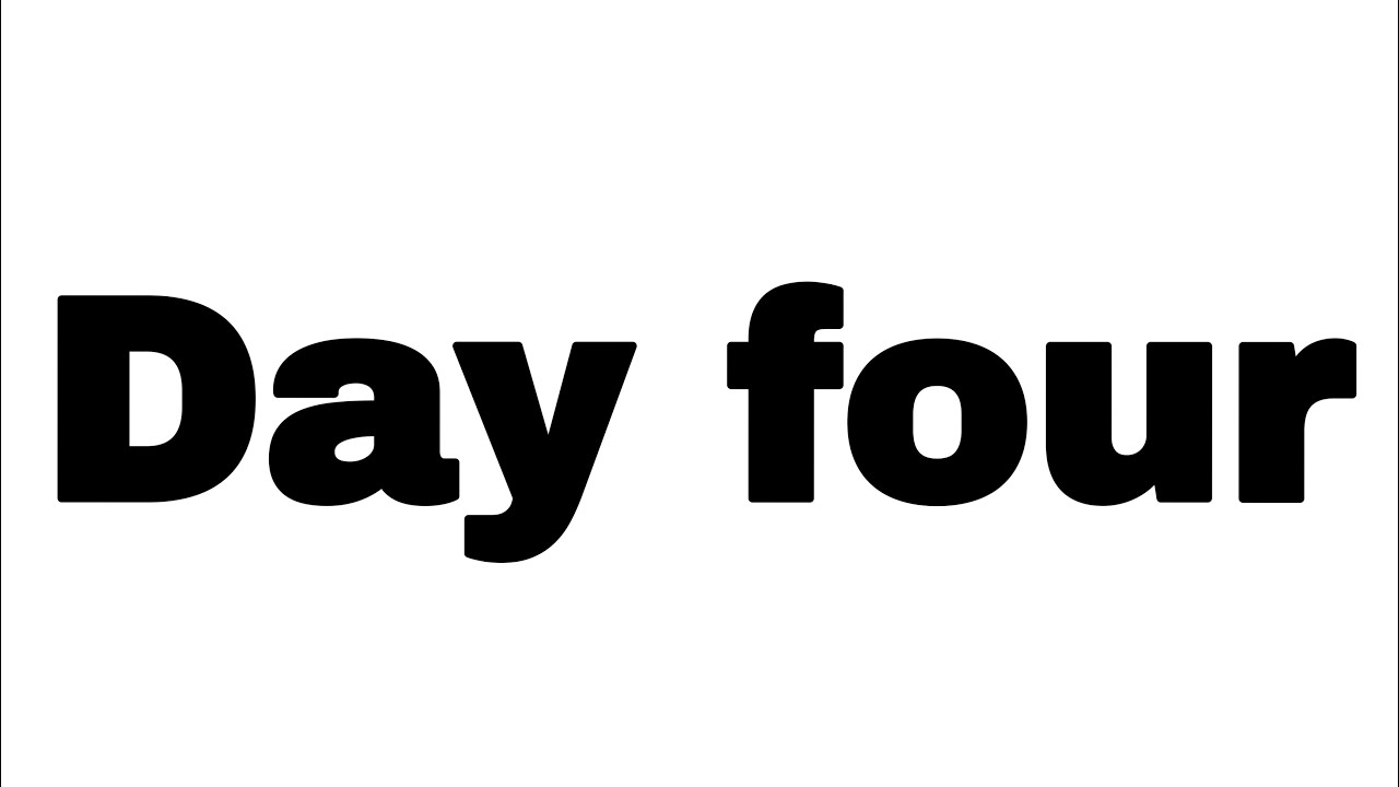 Day four animation | two week animation - YouTube