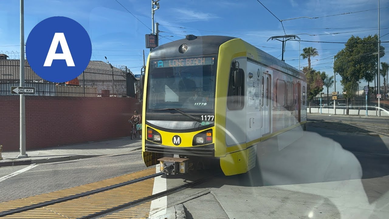 Los Angeles Metro A Line Full Ride Long Beach to APU/Citrus College ...