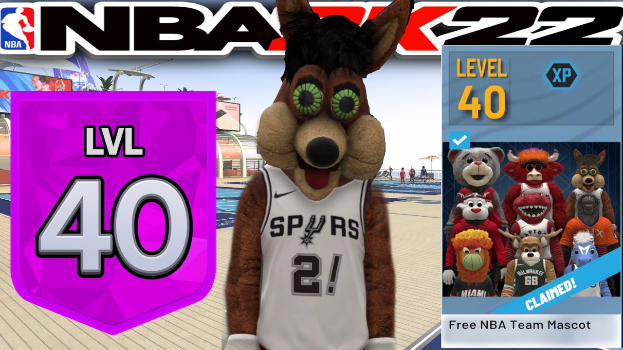 I FINALLY HIT LEVEL 40 IN SEASON 7 & UNLOCKED NBA MASCOTS ON NBA 2K22 ...