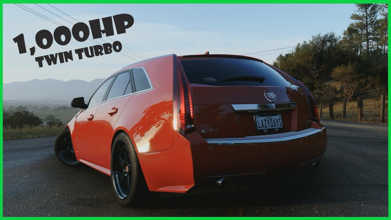 1000HP TWIN TURBO Cadillac Drift Wagon in FH5 - YouTube