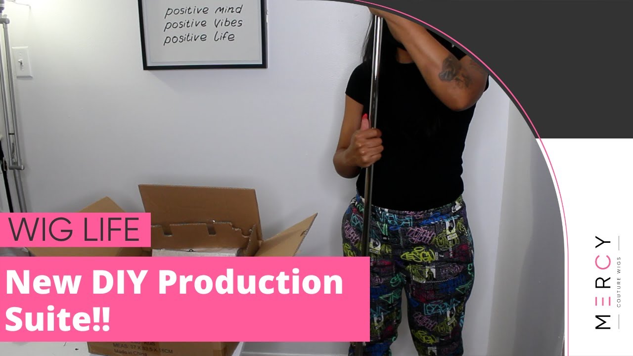 DIY New Production Suite aka WIG ROOM - Mercy Couture Wigs - YouTube