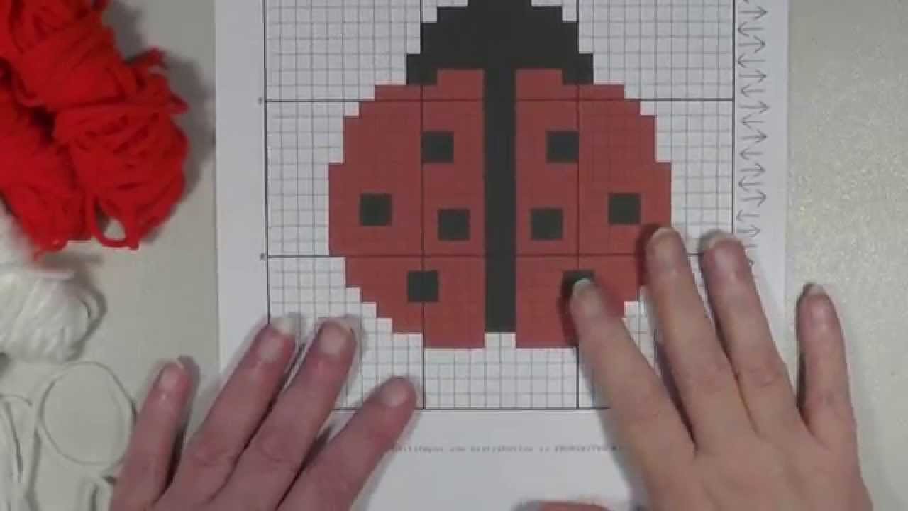 Crochet Tutorial - Lady Bug Graph in DC - Part #1 - YouTube