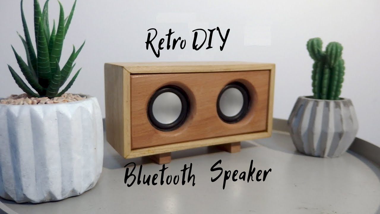 DIY Wooden Bluetooth Speaker - YouTube