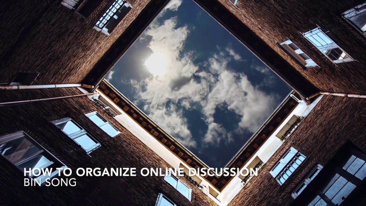 How to Organize Online Discussion - YouTube