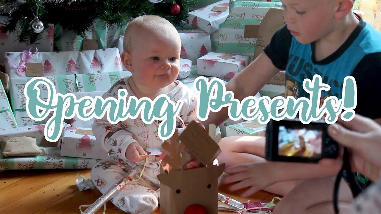Opening presents Christmas day | Full video - YouTube
