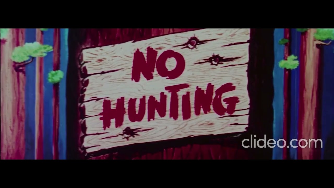 Donald Duck: No Hunting (1955) - [16mm CinemaScope Print] - YouTube
