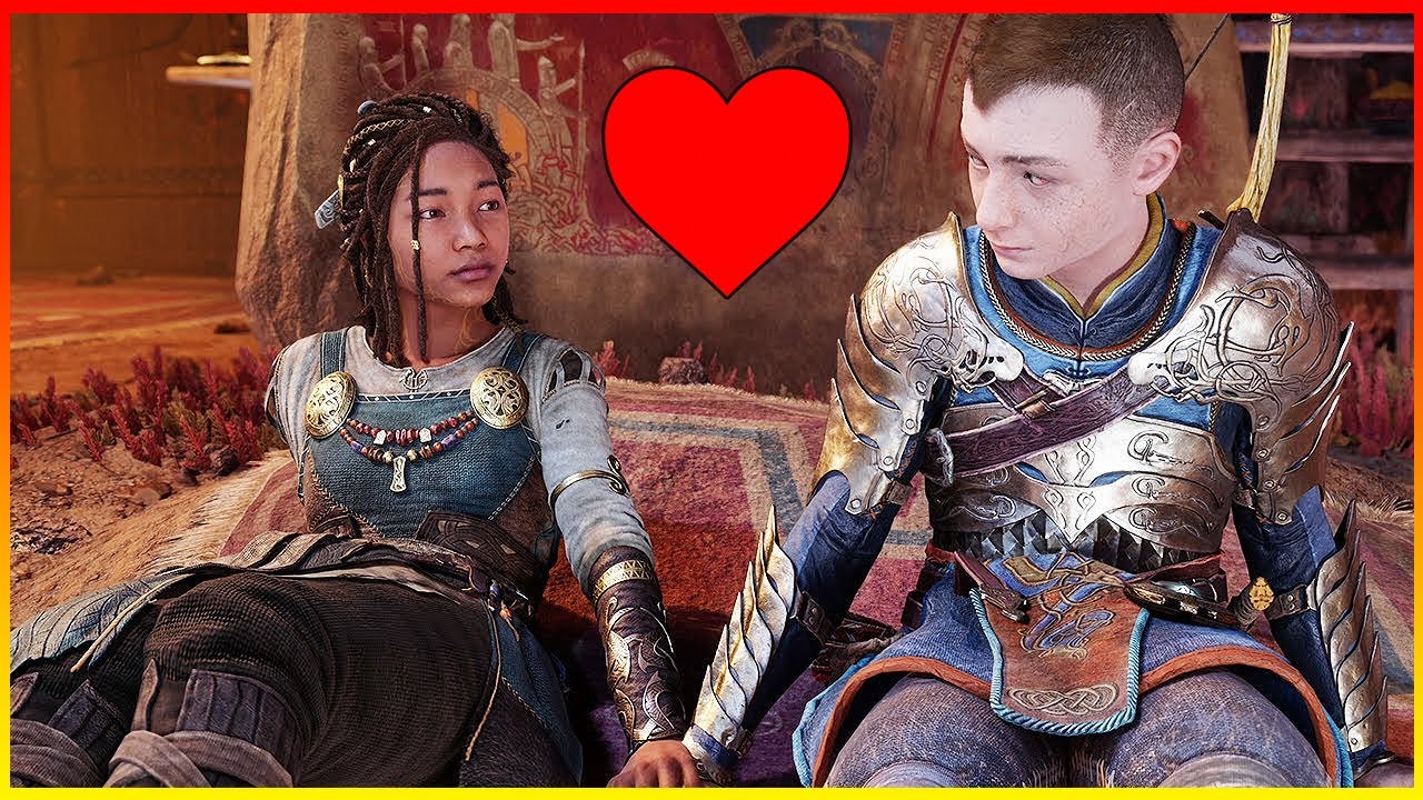 Kratos cree que Atreus está ENAMORADO de Angrboda y está preocupado ...