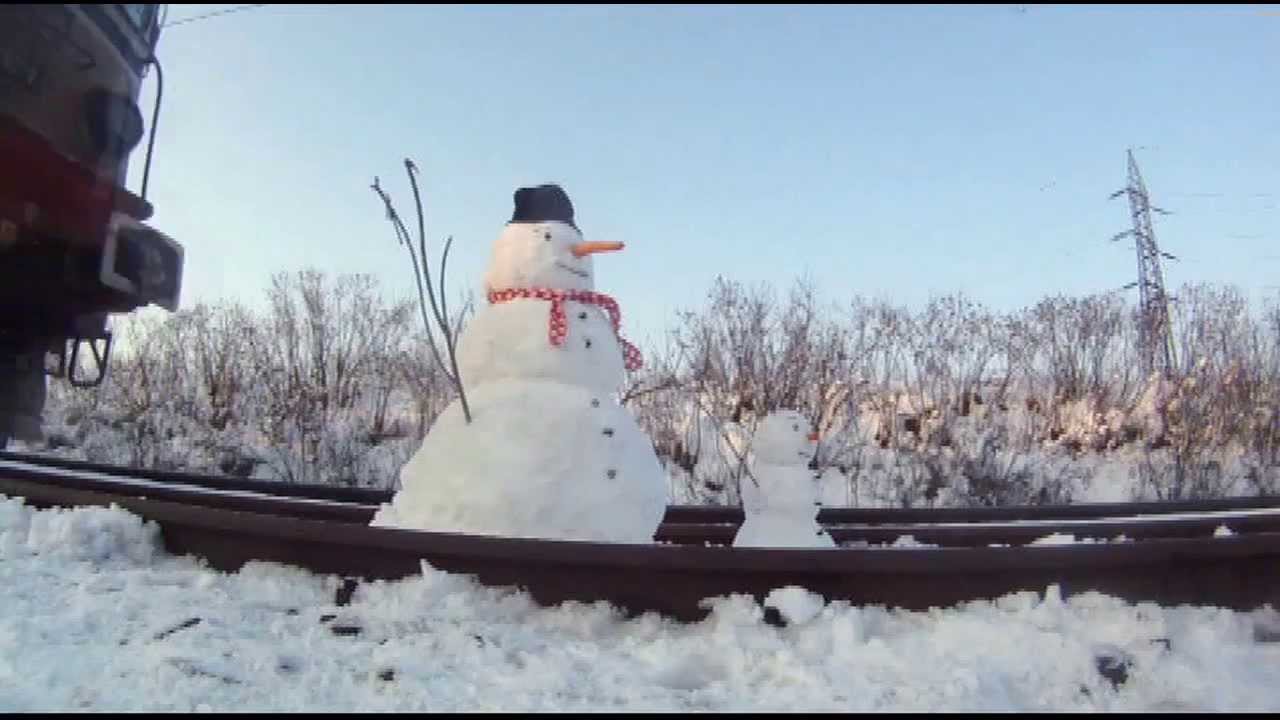 Destroying Frosty the Snowman - YouTube