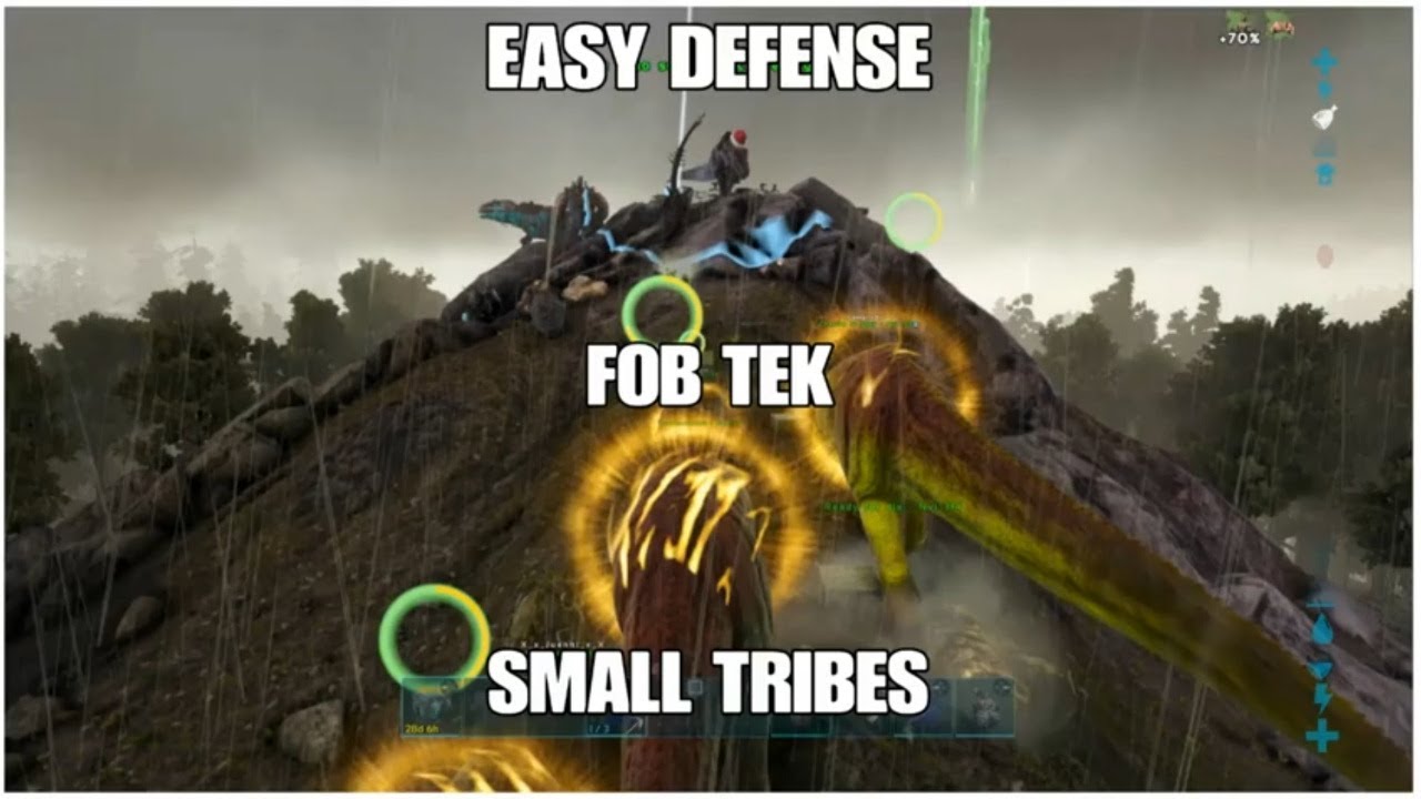 Ark Official PvP | Small Tribes | Defending A Fob Tek in 5 Minutes on ...