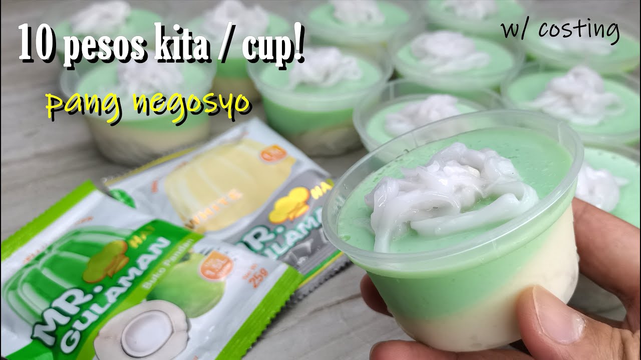 Buko Pandan Jelly in a Cup (Easy to Make, BIG Profit!) - YouTube
