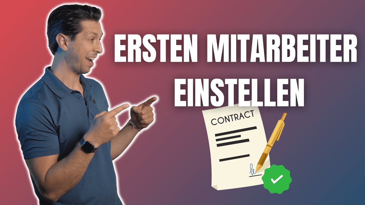 WANN du deinen ersten Mitarbeiter in deinem Unternehmen einstellen ...