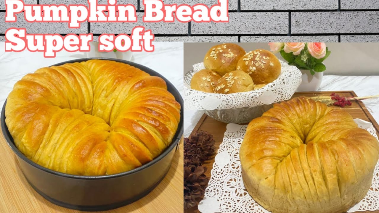 Resep Roti Labu kuning paling lembut dan enak #PUMPKIN BREAD - YouTube