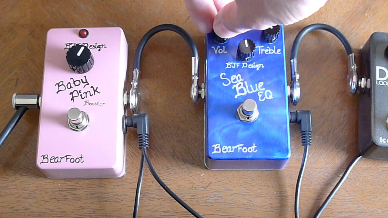 Bearfoot FX Sea Blue EQ - Baby Pink Booster (2 of 2) - YouTube