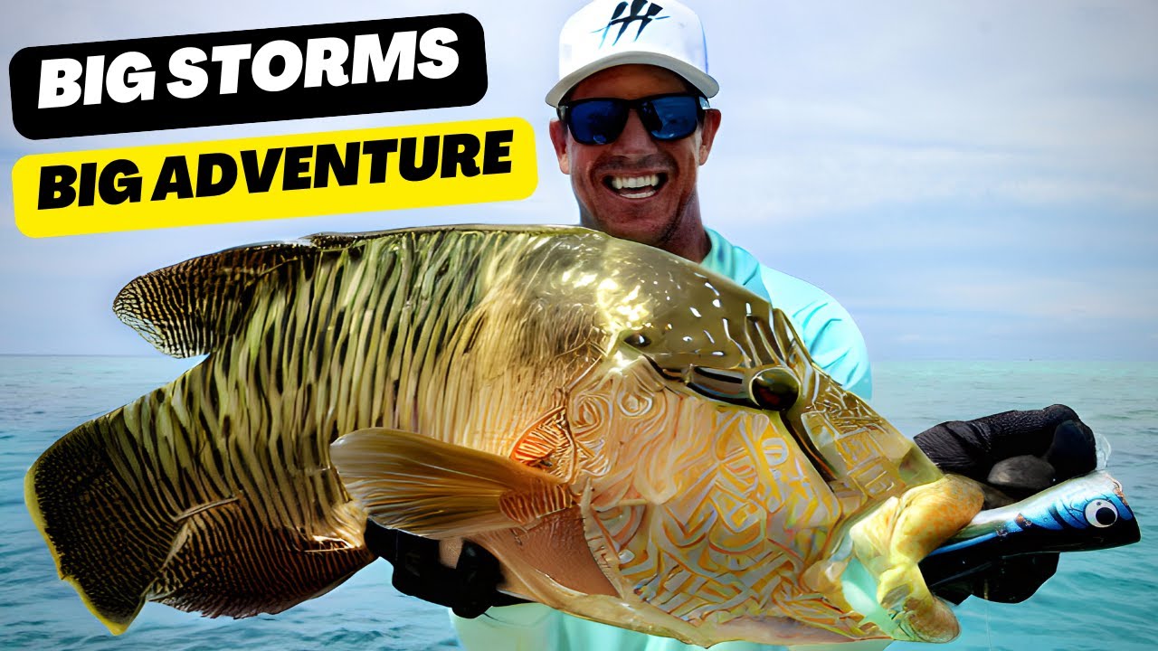 We battled the Storms to have the Best FISHING TRIP EVER**Great Barrier ...