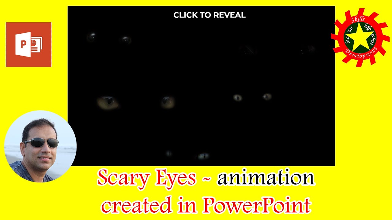 Scary Eyes - animation created in PowerPoint || SkillsDevelopment.xyz ...