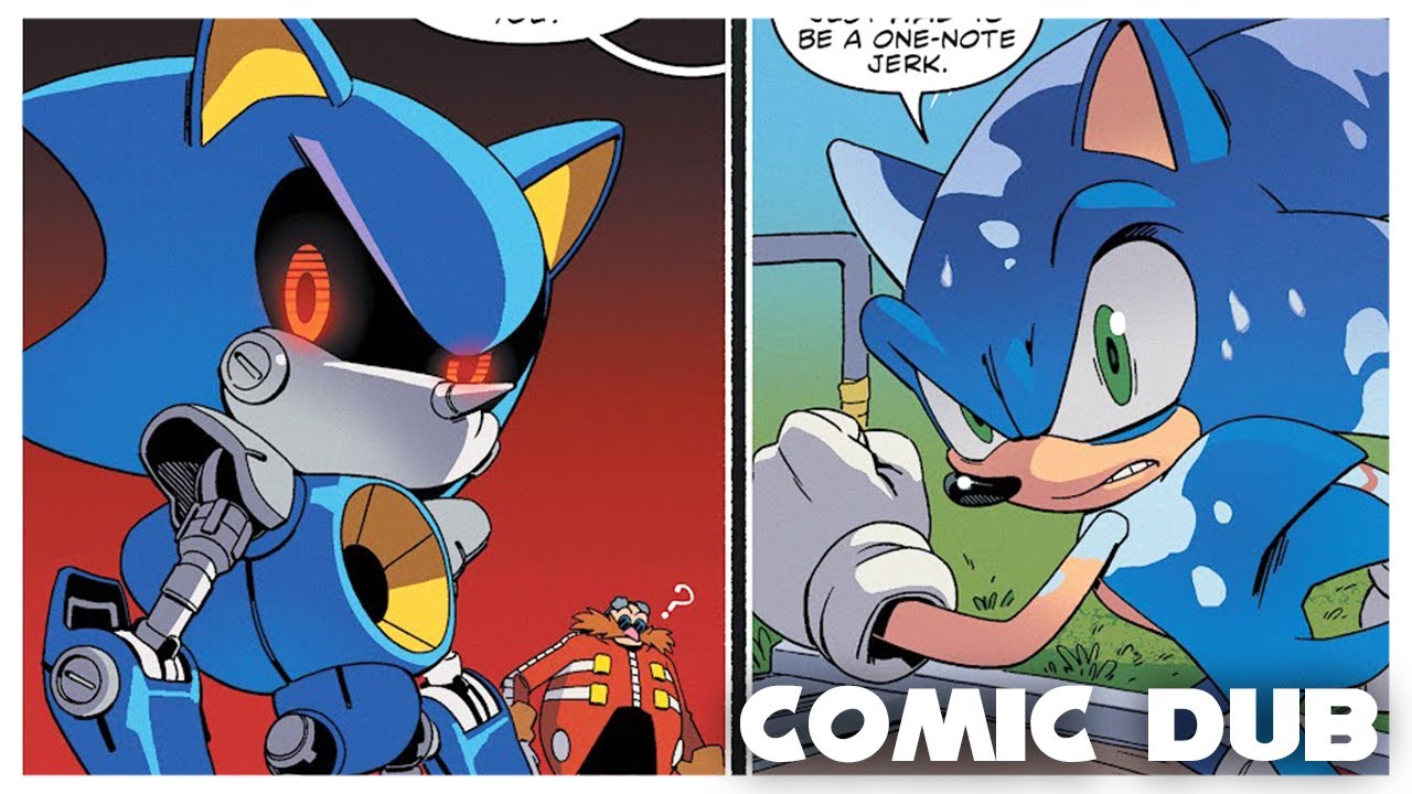 Sonic hates Metal Sonic [Sonic IDW Comic Dub] - YouTube