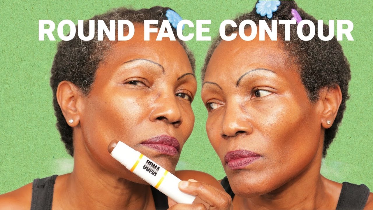 HOW TO CONTOUR A ROUND FACE - YouTube