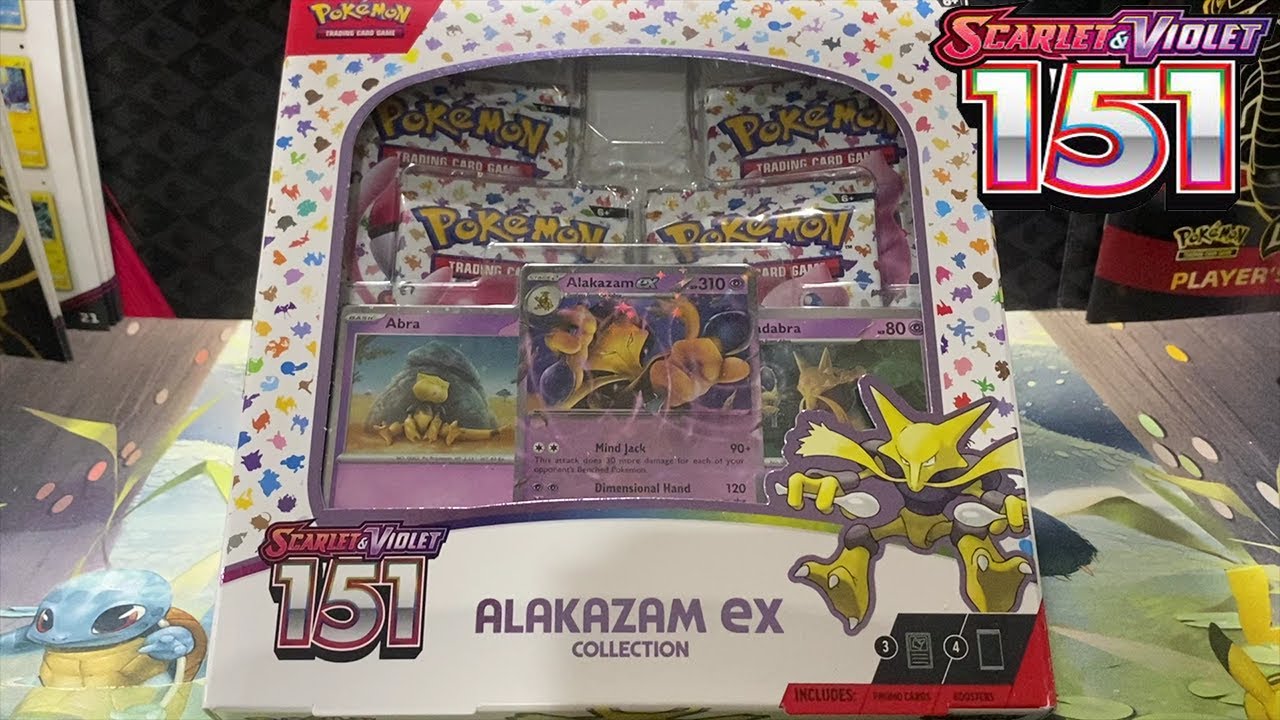 *Return of Kadabra* Pokémon 151 Alakazam EX Collection Box Opening ...