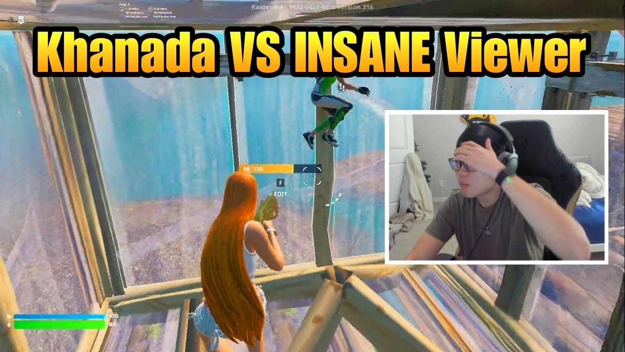 Khanada VS INSANE Viewer in 1v1 Buildfights - YouTube