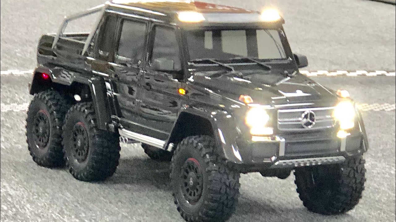 TRAXXAS TRX6 G63 MERC AMG 6X6 UPGRADES NEW AXE SYSTEM AND NEW HEXFLY ...