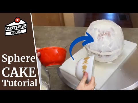 Make a Sphere Ball Cake using Your Own Bowls Tutorial