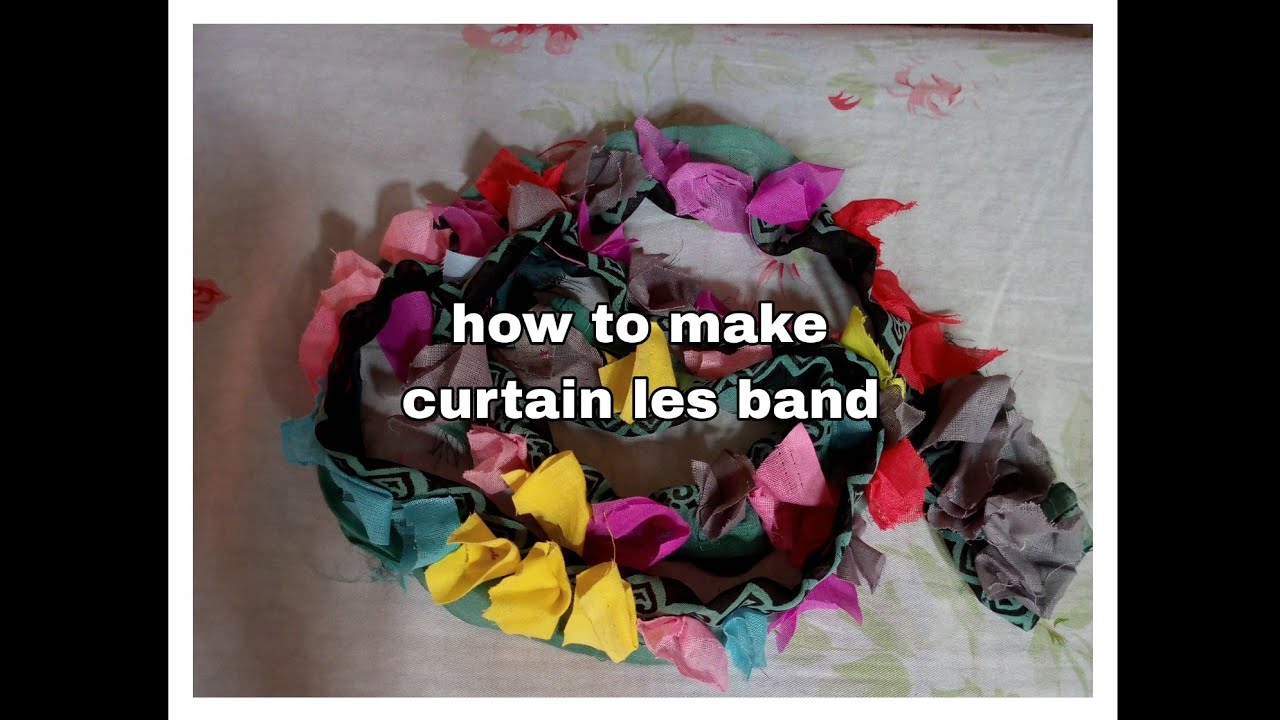 how to make curtain les band - YouTube