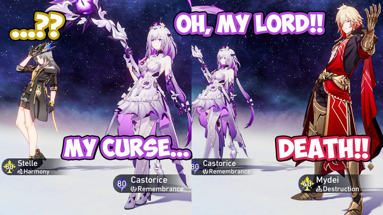 CASTORICE's REACTION to STELLE, ANAXA & Other Characters Honkai Star ...