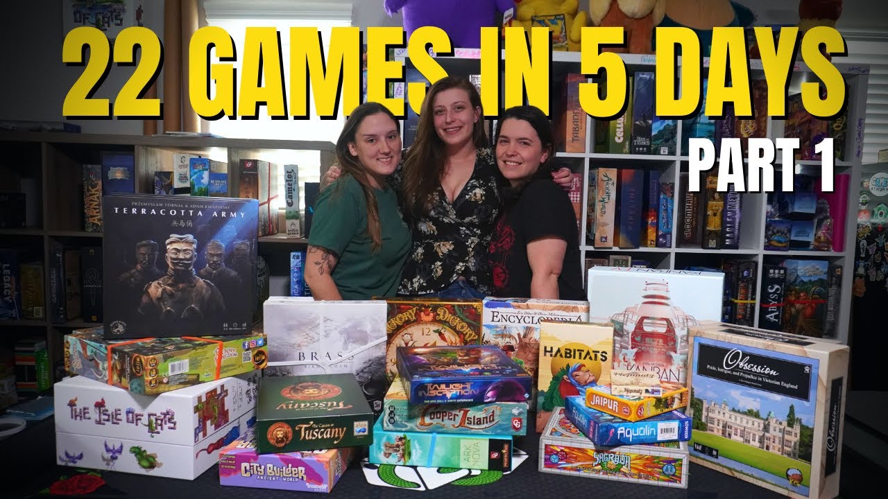 22 Board Games in 5 Days: My Trip to San Antonio Pt. 1 - YouTube