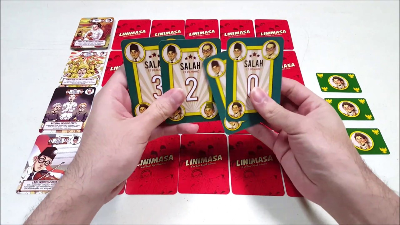 Board Game Playthrough EP142B - Linimasa Card Game - Memori Waktu - YouTube