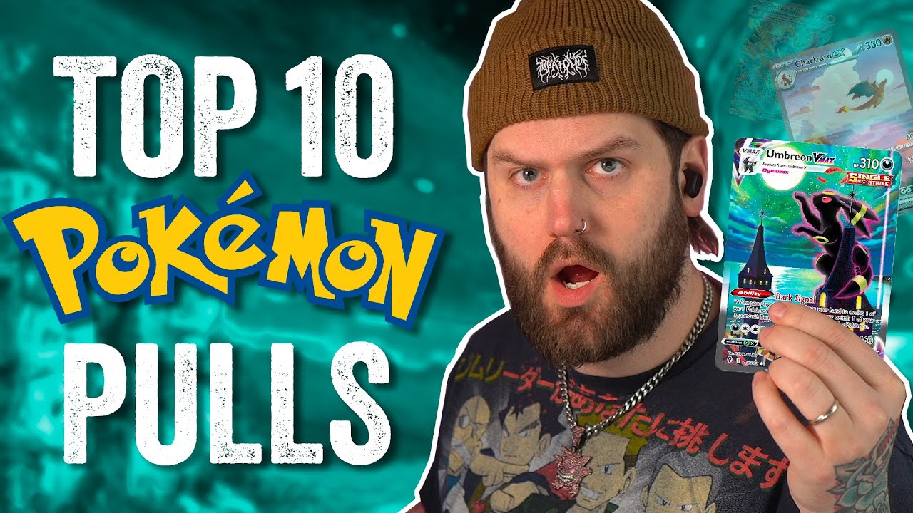 Our Top 10 BEST Pokemon Card Pulls (HUGE Hits) - YouTube