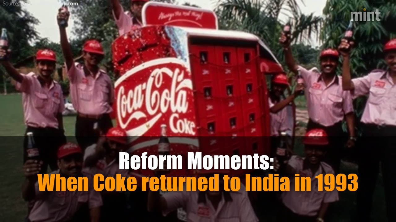 Reform Moments | When Coke returned to India in 1993 - YouTube