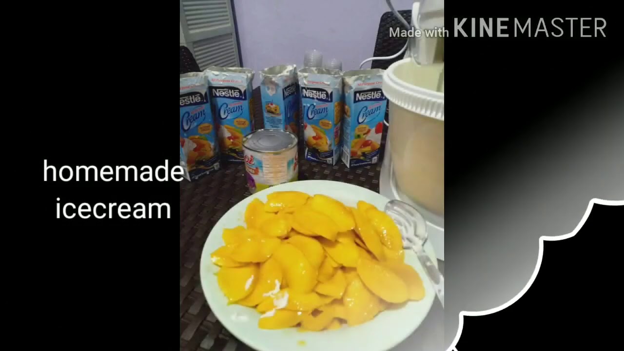 HOME MADE ICE CREAM BY QUEENY - YouTube