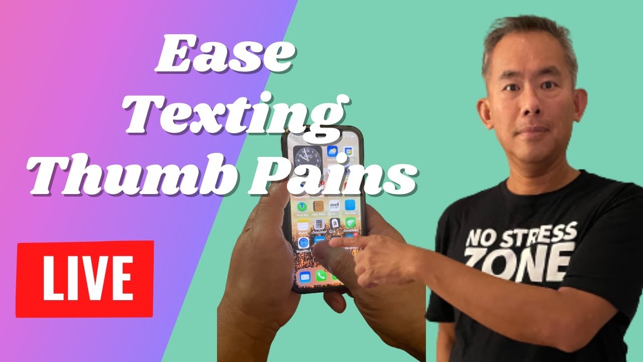 Ease Texting Thumb Pain Try These Techniques - YouTube