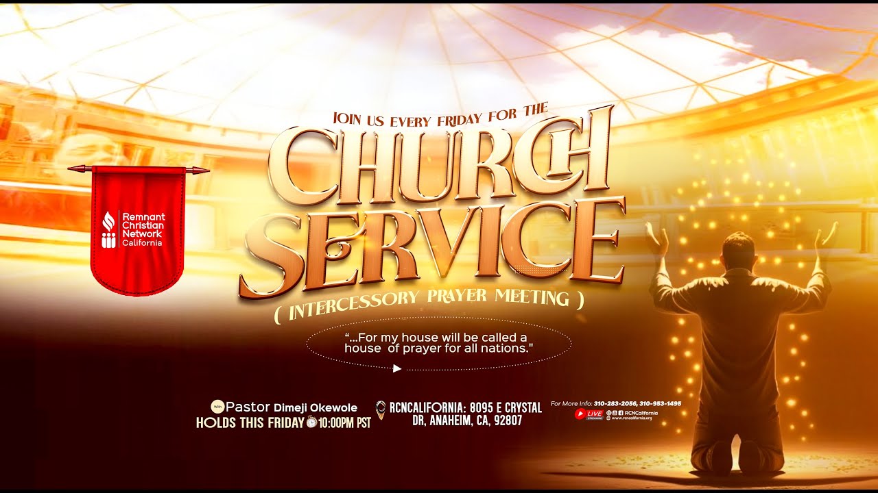 INTERCESSORY PRAYER MEETING || THE CHURCH DAY SERVICE || 12/5/25 - YouTube