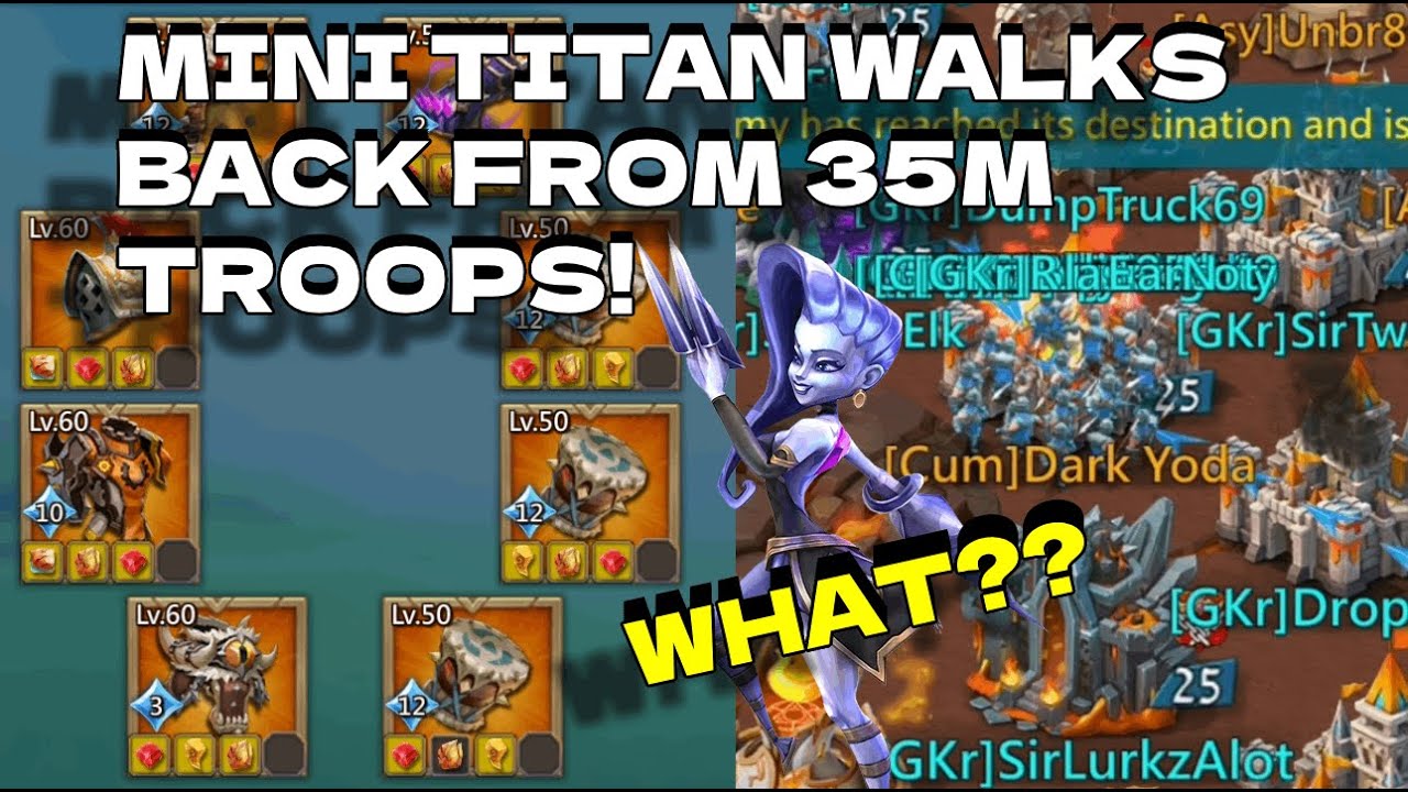 Mini Titan Walks Back From 35M Troops! How is this possible? Lords ...