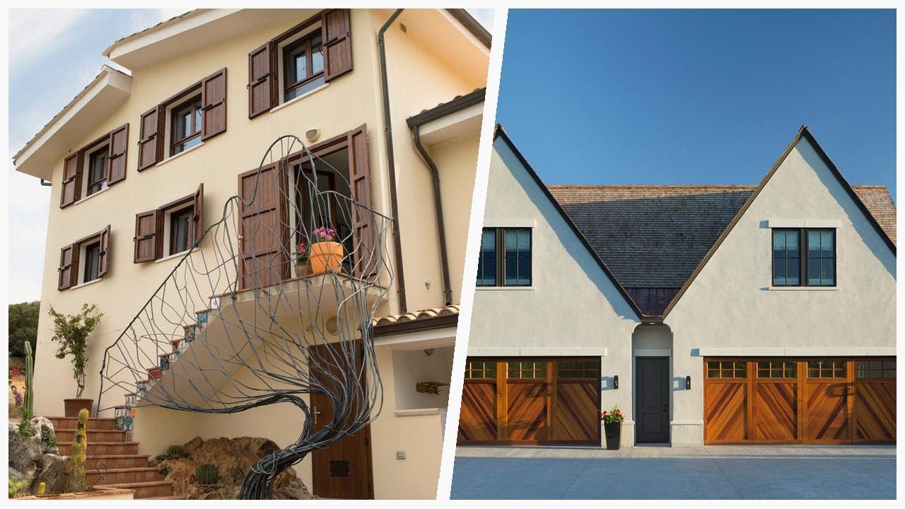 75 Luxury Eclectic Exterior Home Design Ideas You'll Love ⭐️ - YouTube
