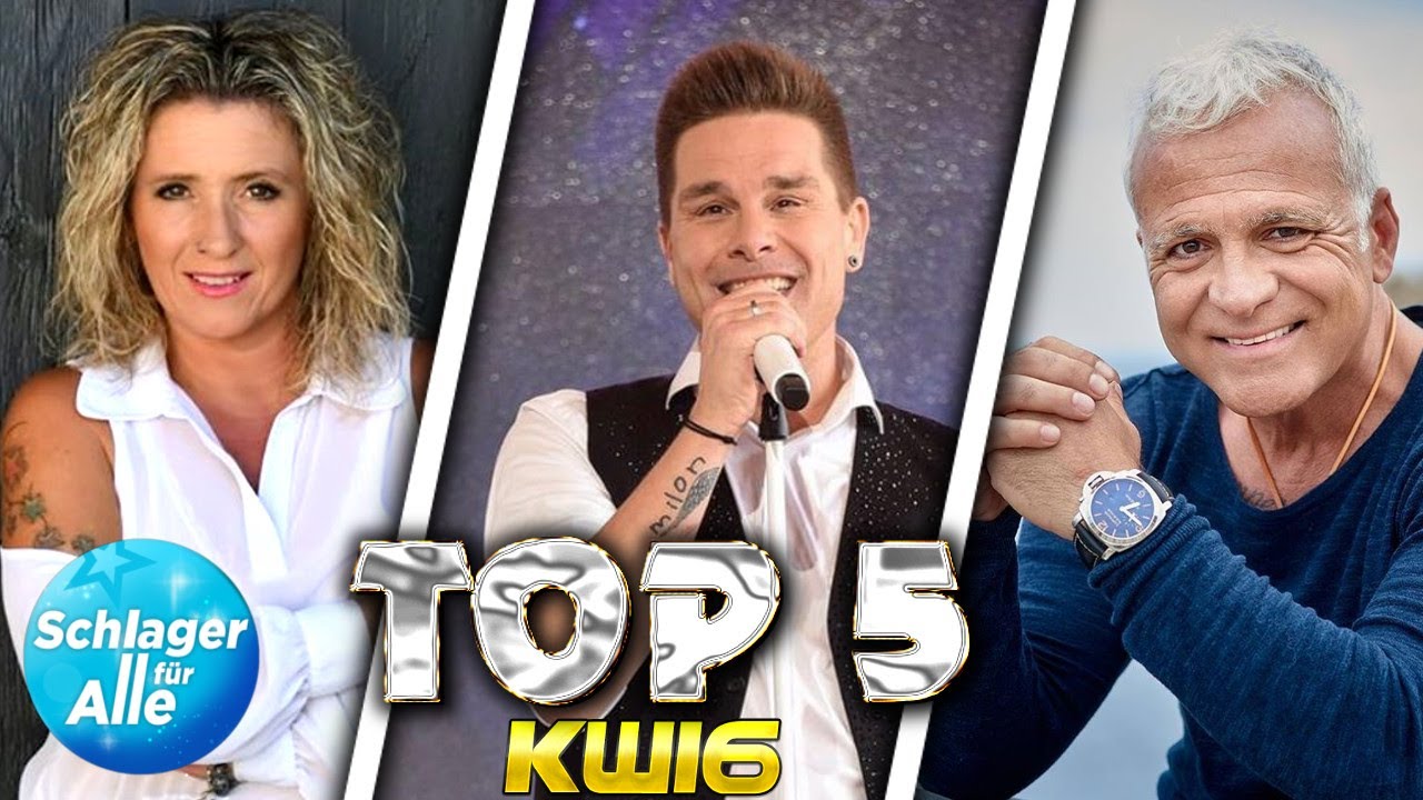 TOP 5 Schlager Video Charts 🤩 - Kalenderwoche 16 - April 2020 - MEGA ...