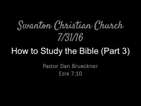 How to Study the Bible Part 3 - YouTube